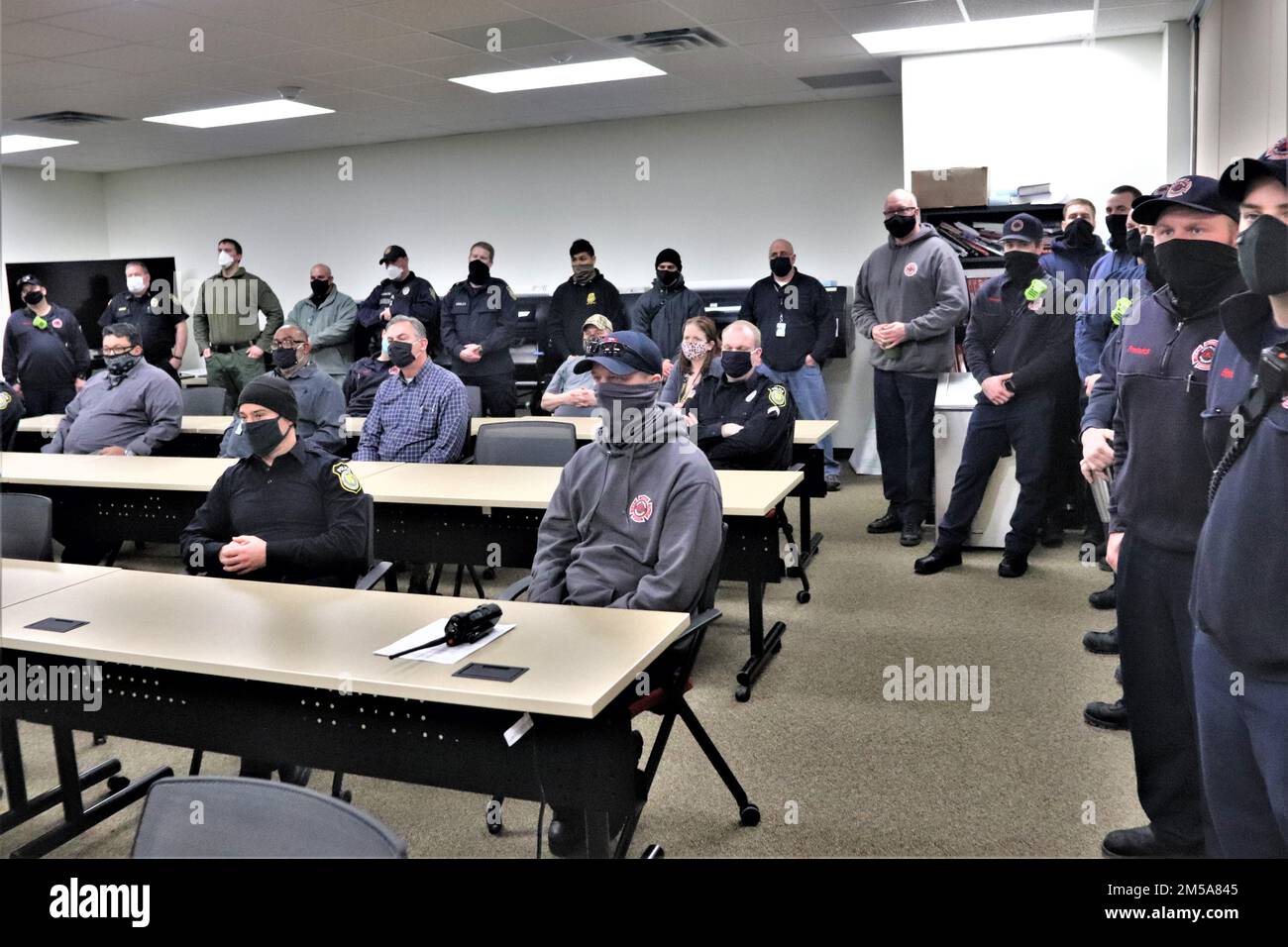 Garrison Commander Col. Michael Poss and Deputy to the Garrison ...