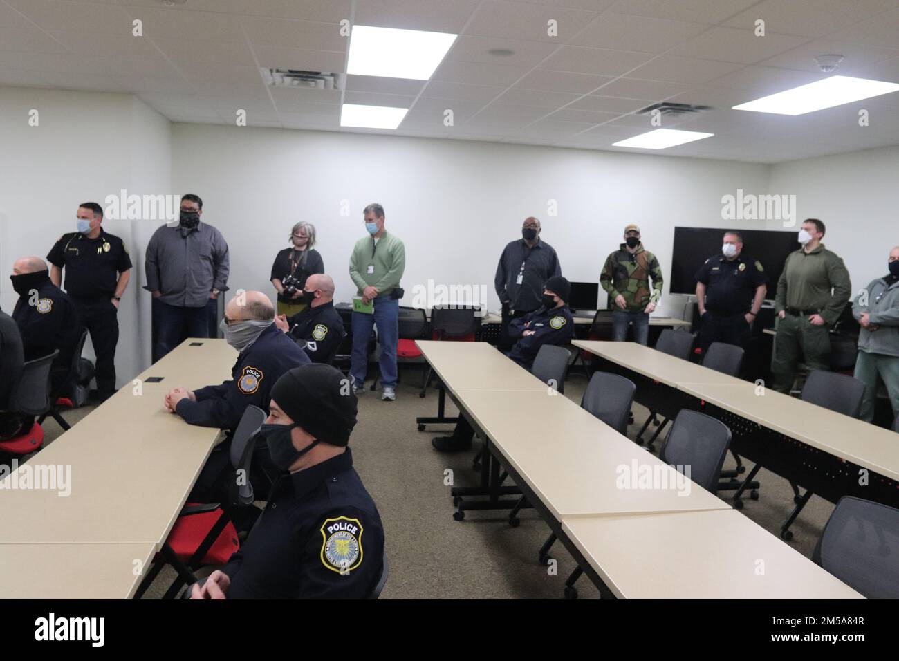 Garrison Commander Col. Michael Poss and Deputy to the Garrison ...