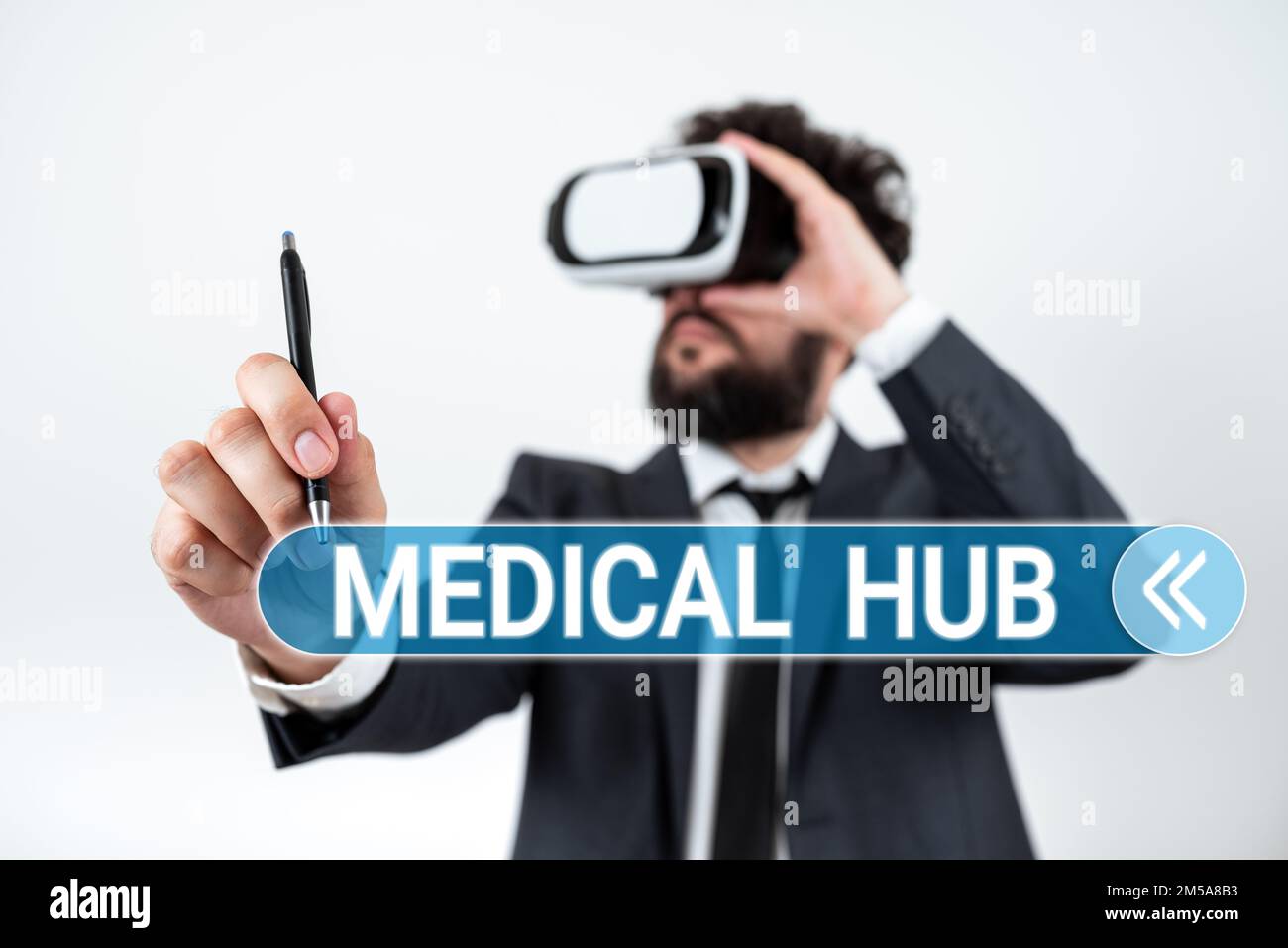 Handwriting text Medical Hub. Business showcase Common connection point ...
