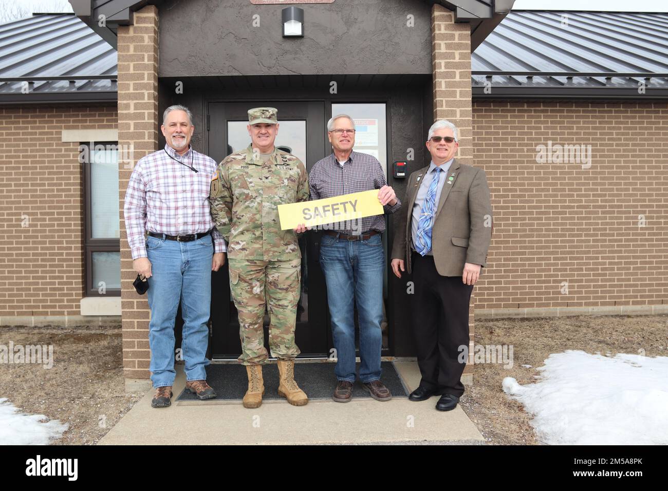 Garrison Commander Col. Michael Poss and Deputy to the Garrison ...