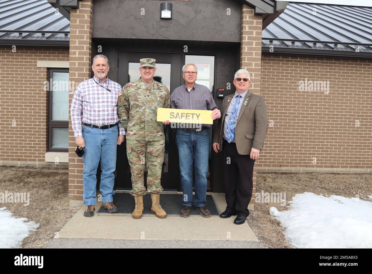 Garrison Commander Col. Michael Poss and Deputy to the Garrison ...