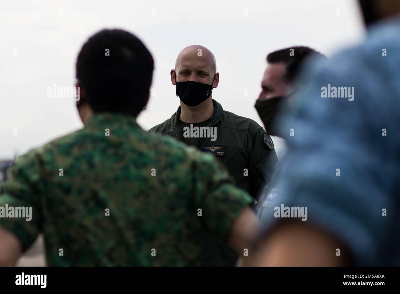 U.S. Marine Corps Lt. Col. Robert Guyette, a pilot with Marine Fighter ...