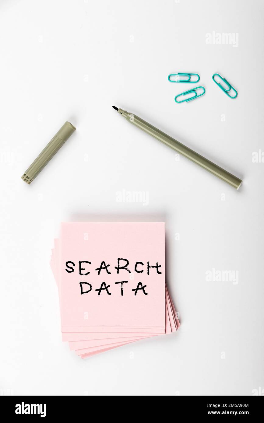 Conceptual display Search Data. Word for efficient retrieval of specific items from a set of ...