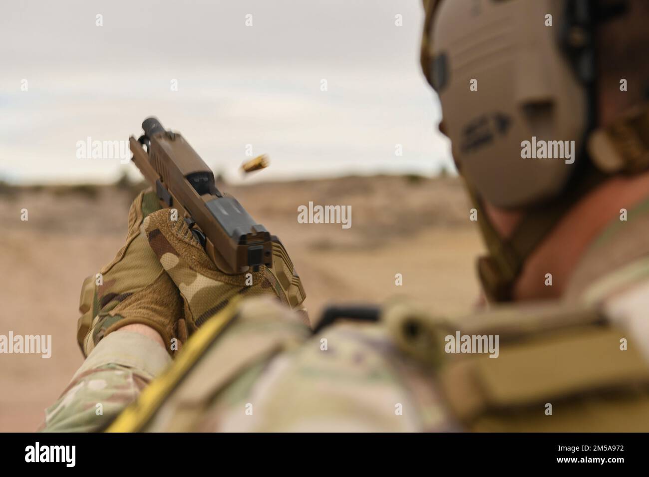 Airman 1st Class Nathan Landry, security forces response member at the ...