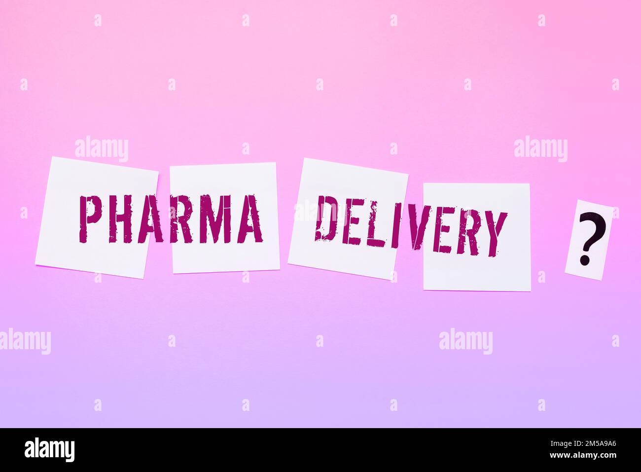 Conceptual caption Pharma Delivery. Word for getting your prescriptions ...