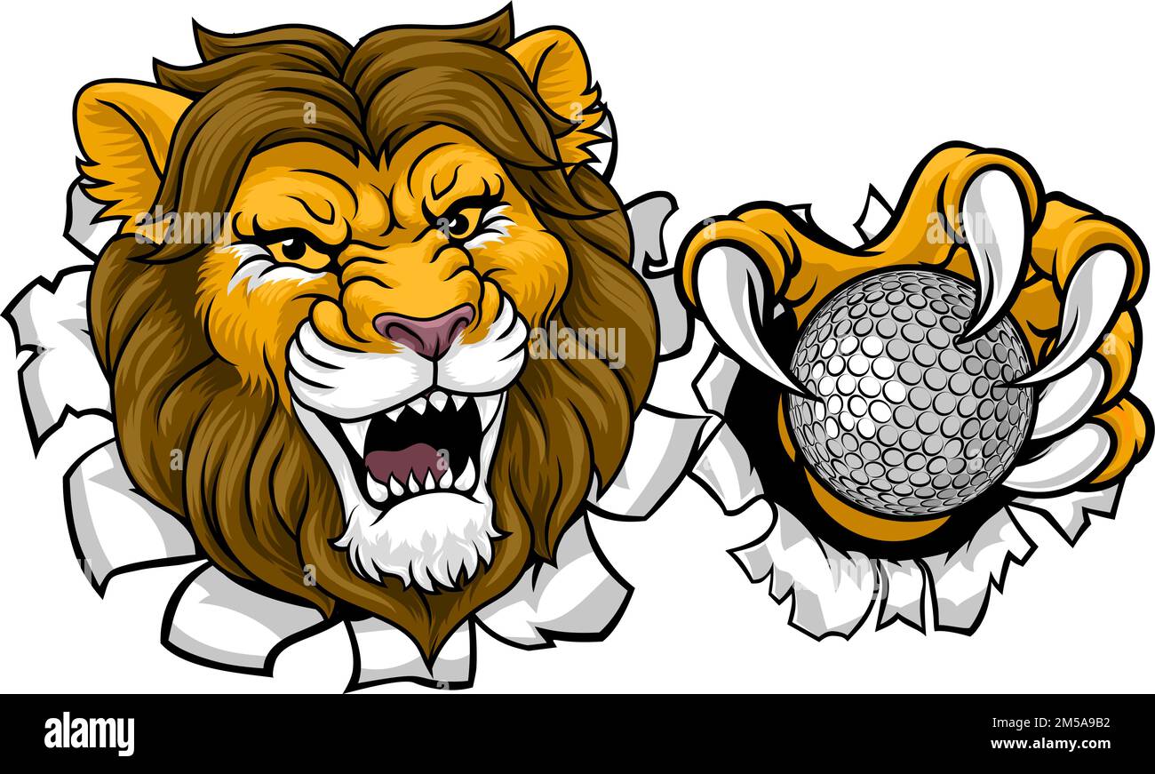 Lion golf hi-res stock photography and images - Alamy