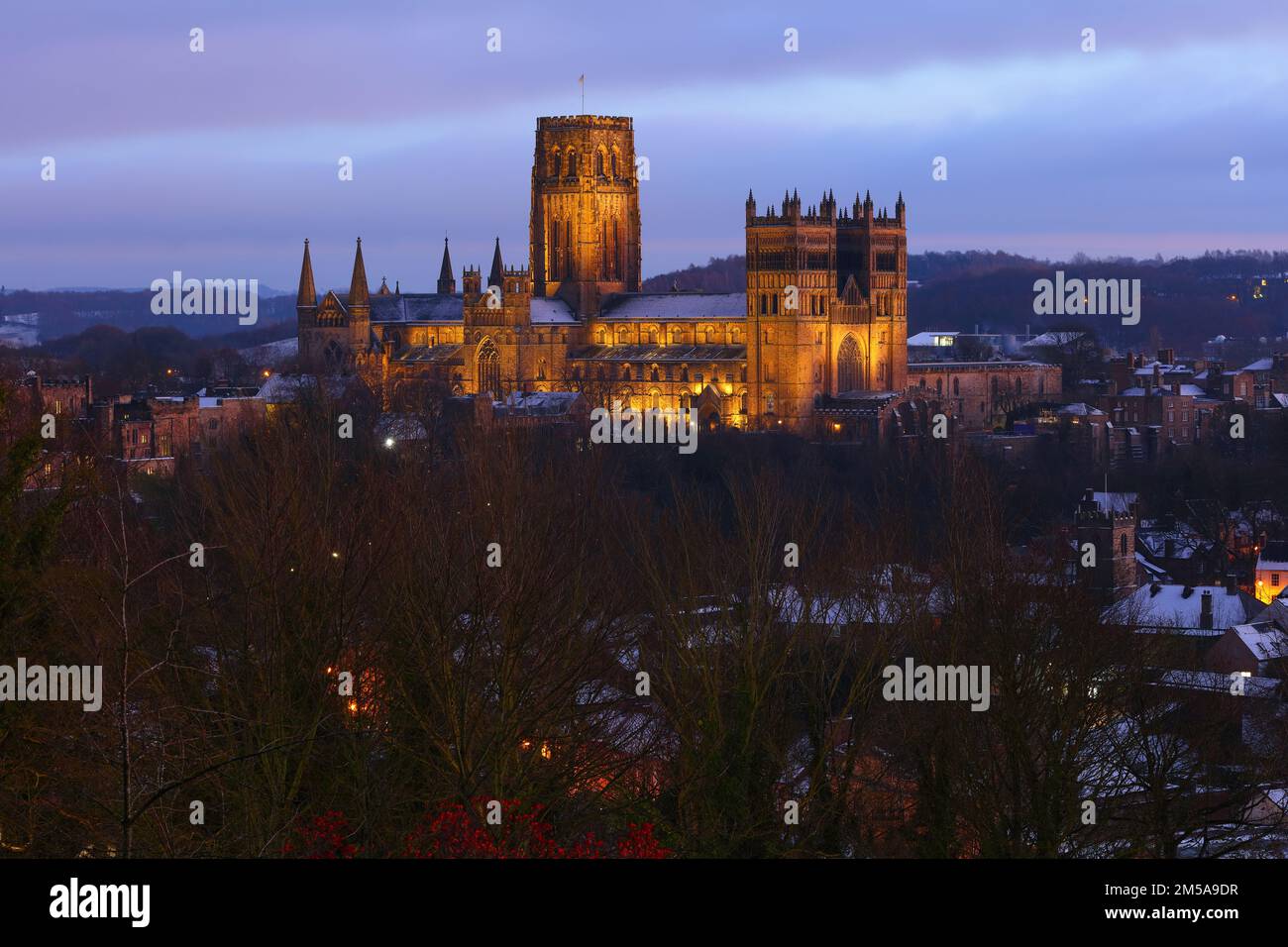 Durham cathedral at sunset hi-res stock photography and images - Alamy