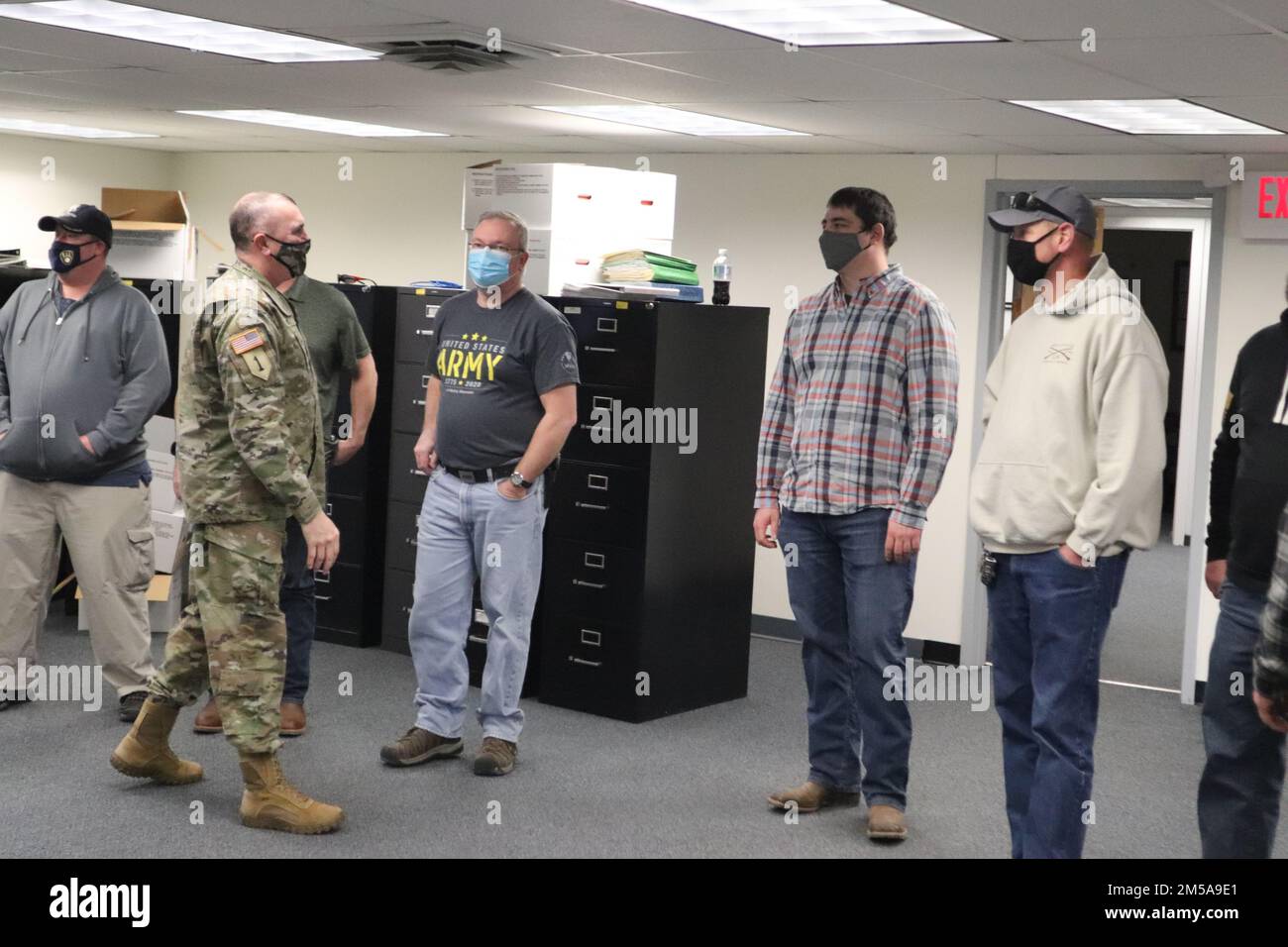 Garrison Commander Col. Michael Poss and Deputy to the Garrison ...