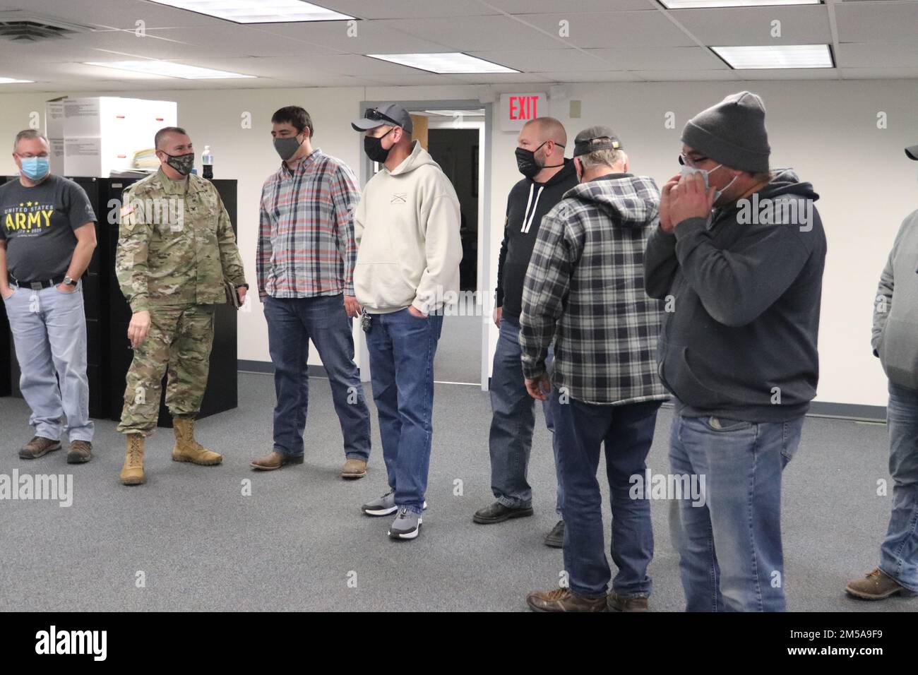 Garrison Commander Col. Michael Poss and Deputy to the Garrison ...