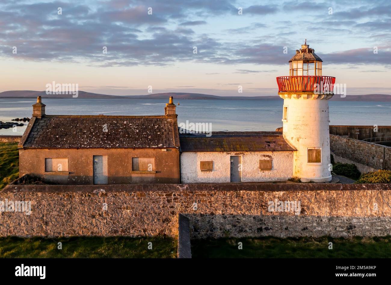 Mutton island lighthouse hi-res stock photography and images - Alamy