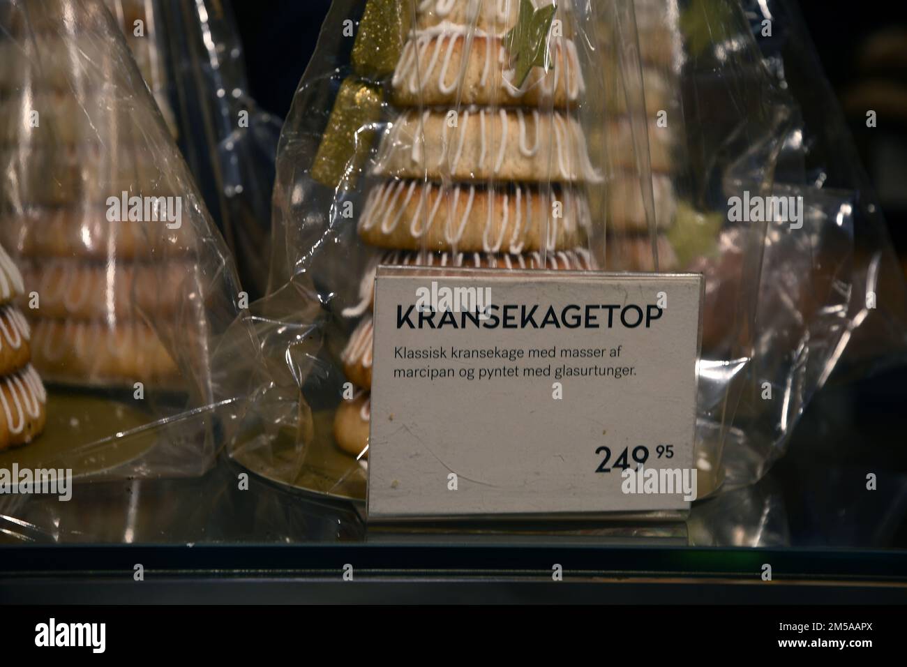 Copenhagen/Denmark/27 December 2022/ New year cake alot of marcipan ...