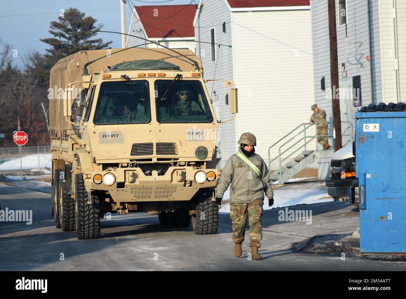 Soldiers at Fort McCoy for training conduct operations Feb. 15, 2022 ...