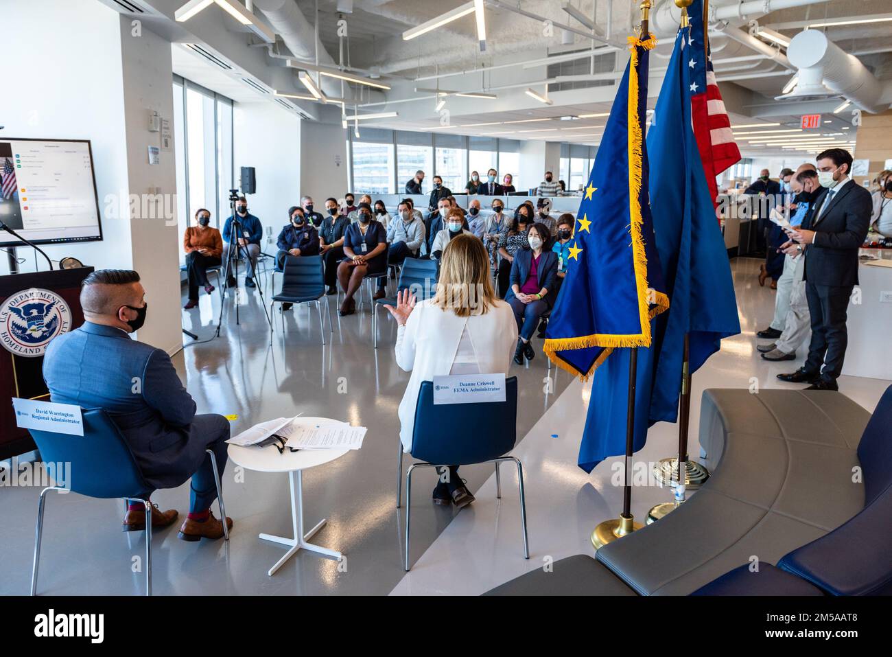 New York, NY, Feb. 15, 2022—FEMA Administrator Deanne Criswell visits ...
