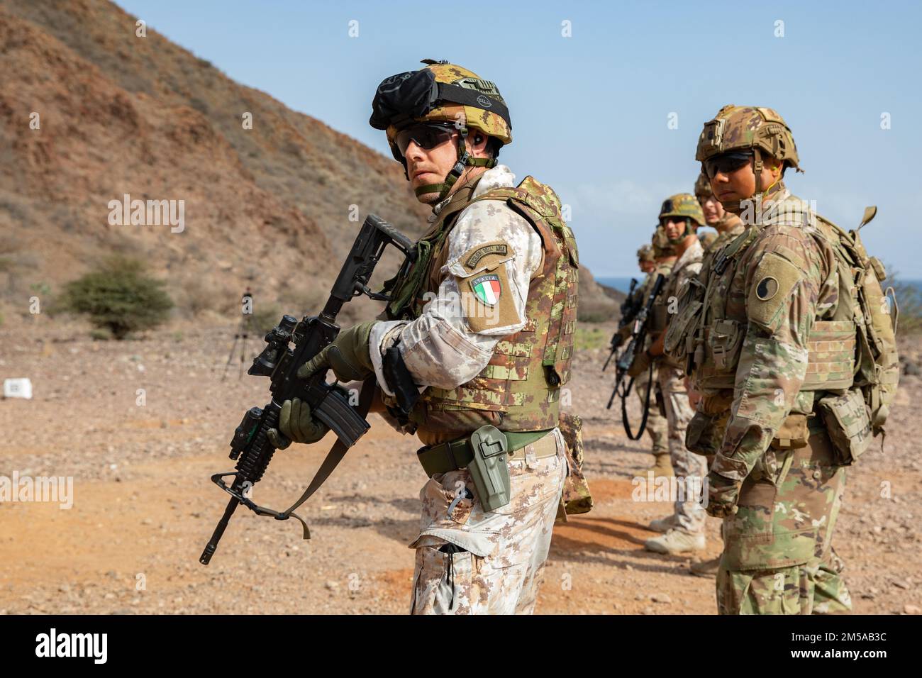 Virginia Army National Guard Soldiers assigned to A Company, 3-116th ...