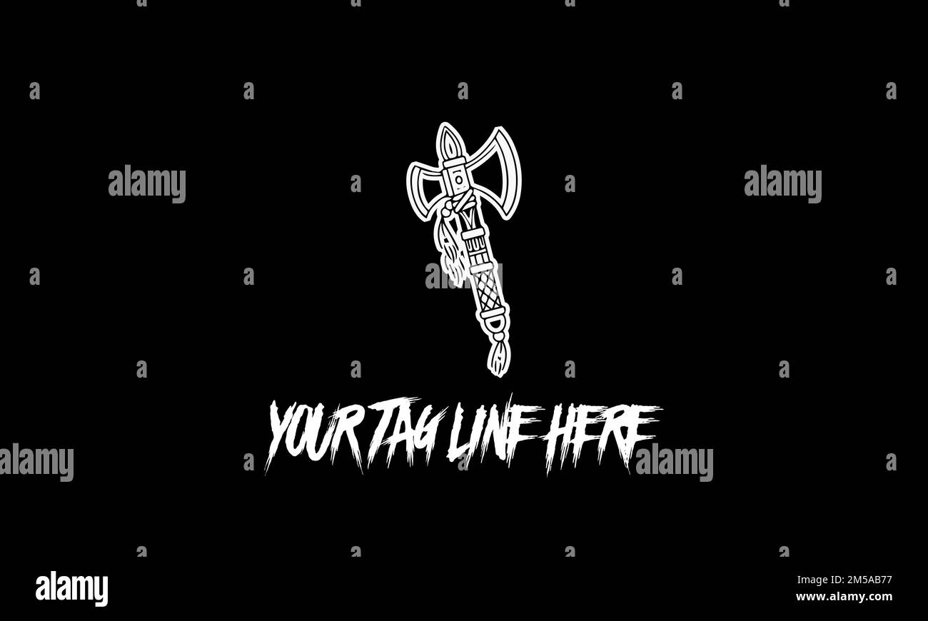 Axe minimalist logo Stock Vector Images - Alamy