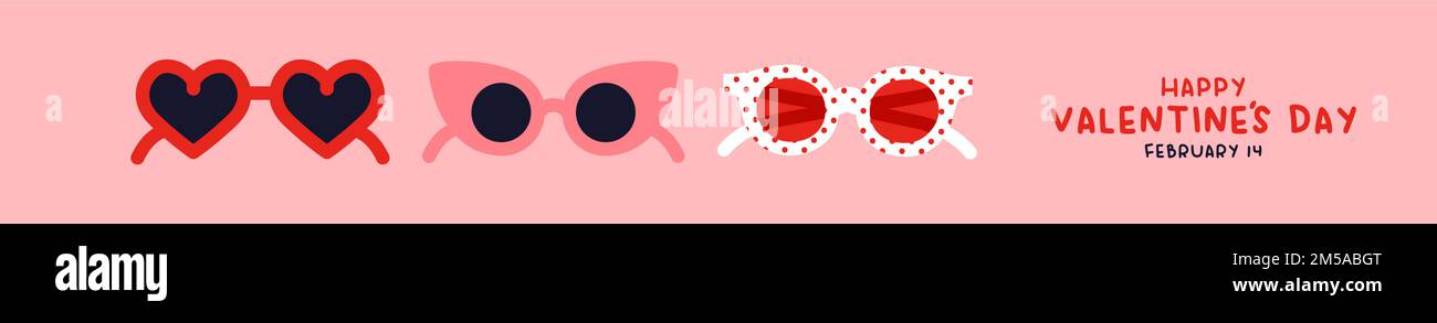 14 february banner Stock Vector Images - Alamy