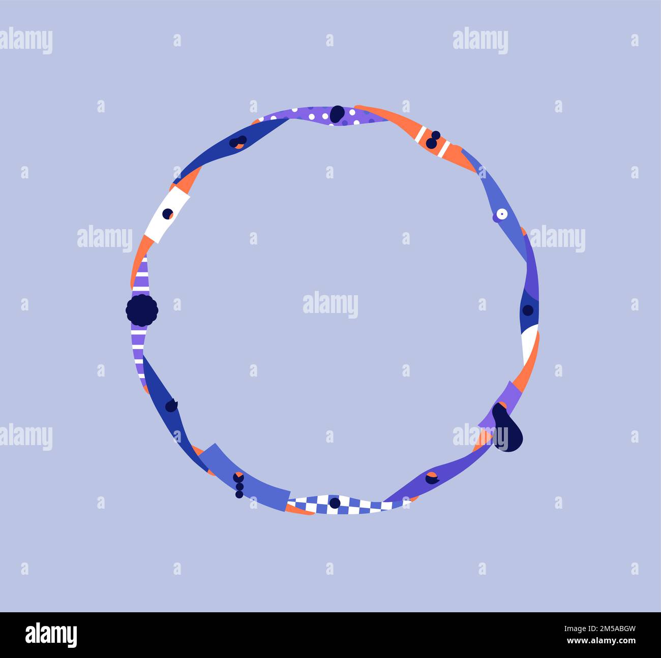 Happy diverse friends together in Stock Vector Images - Alamy