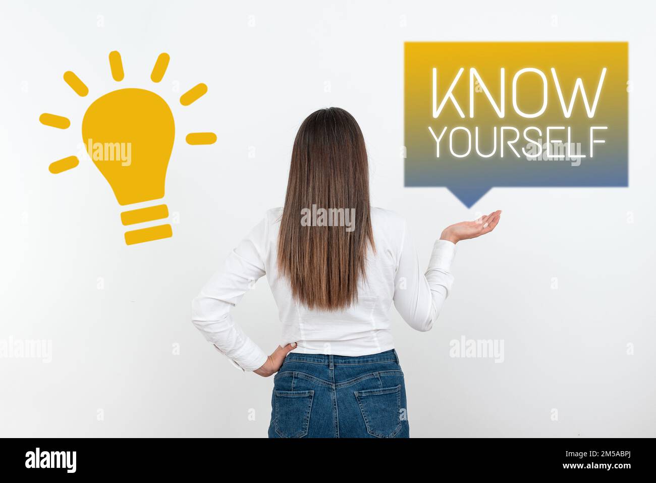 Conceptual display Know Yourself. Internet Concept Find You ...