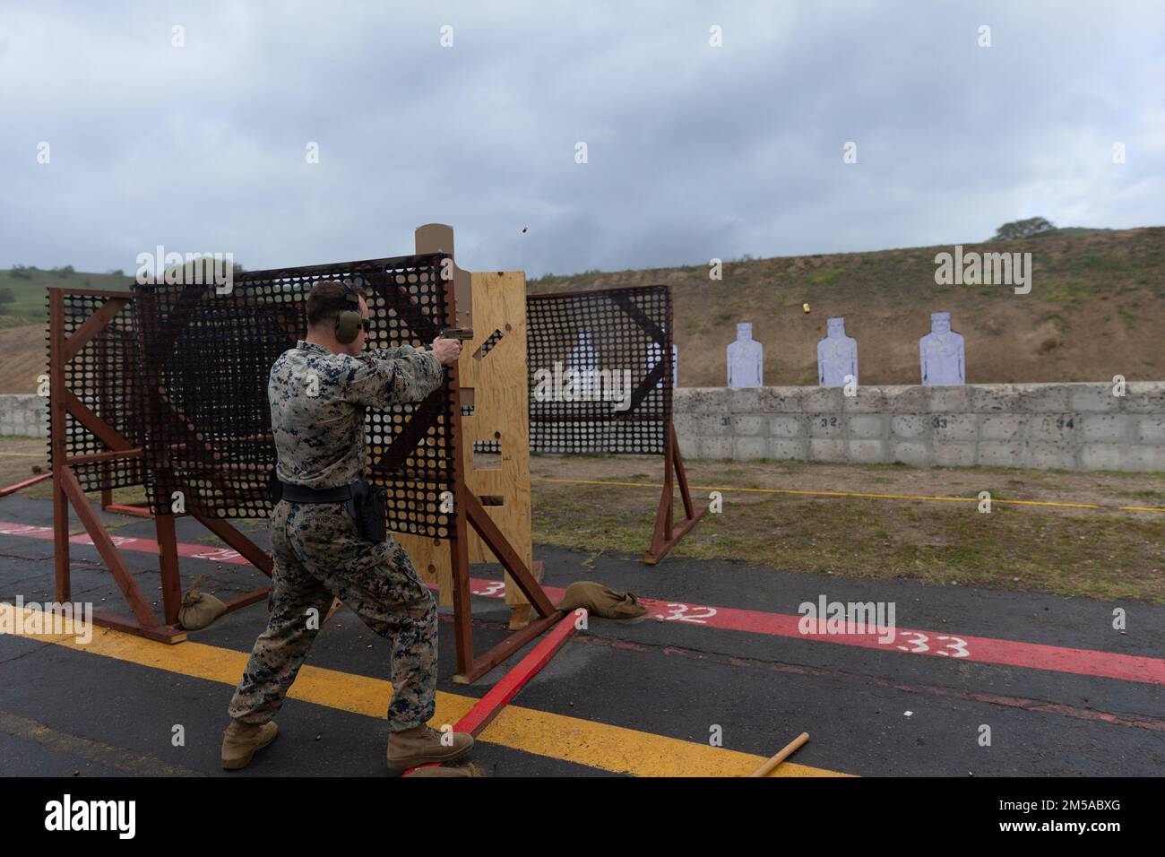 U.S. Marine Sgt. George Reynolds, a military police officer with the ...