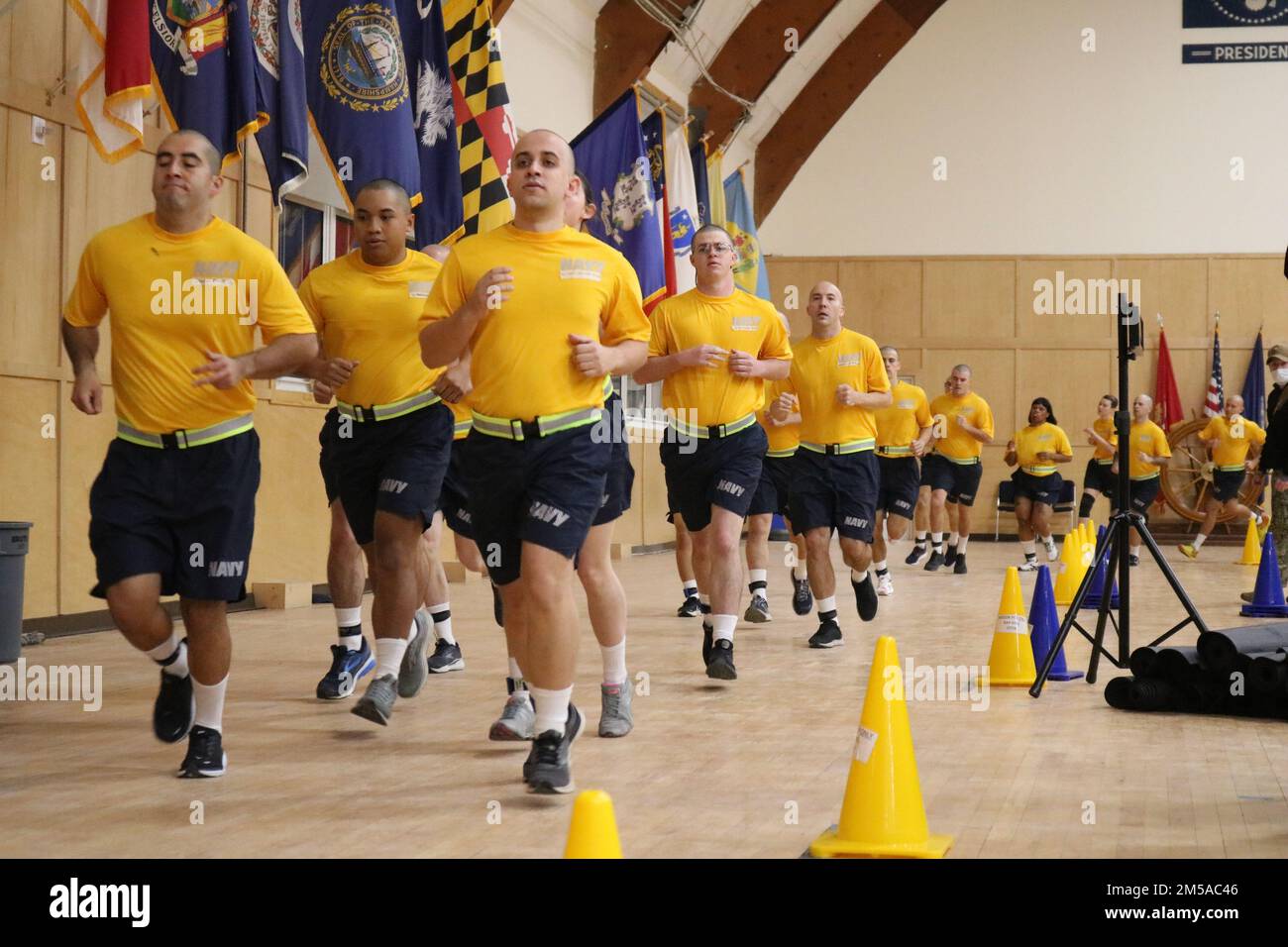 Officer Candidate School (OCS) class 10-22 students complete the 1.5 ...