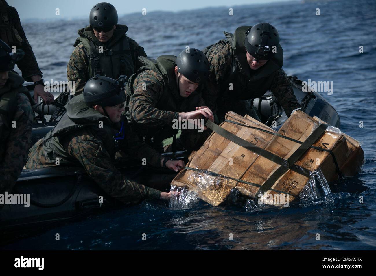 U.S. Marines with Motor Transportation Company, Combat Logistics ...