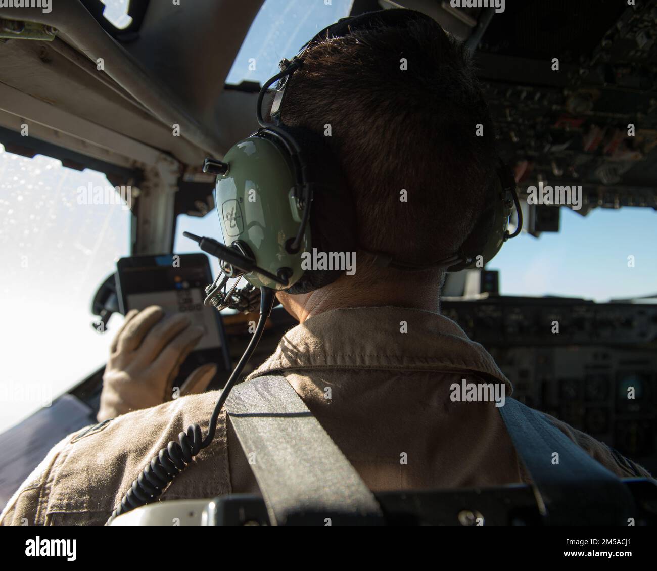 Capt. Michael Dunlap, an E-3 Sentry airborne warning and control system ...