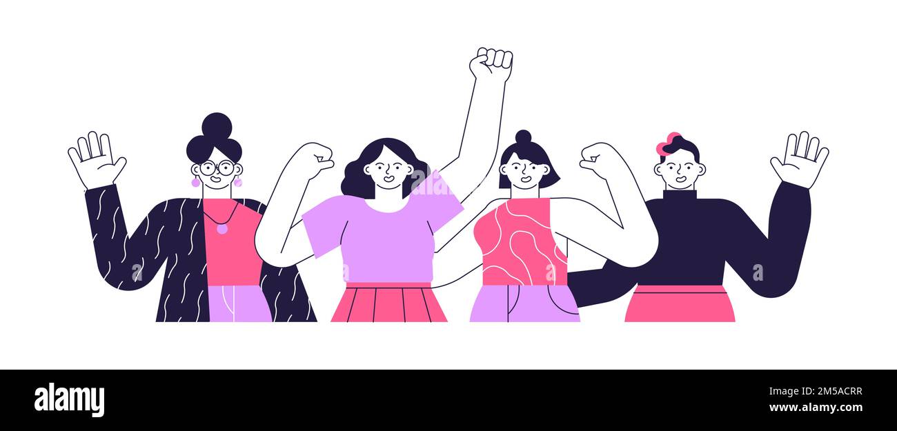 People waving greeting Stock Vector Images - Alamy