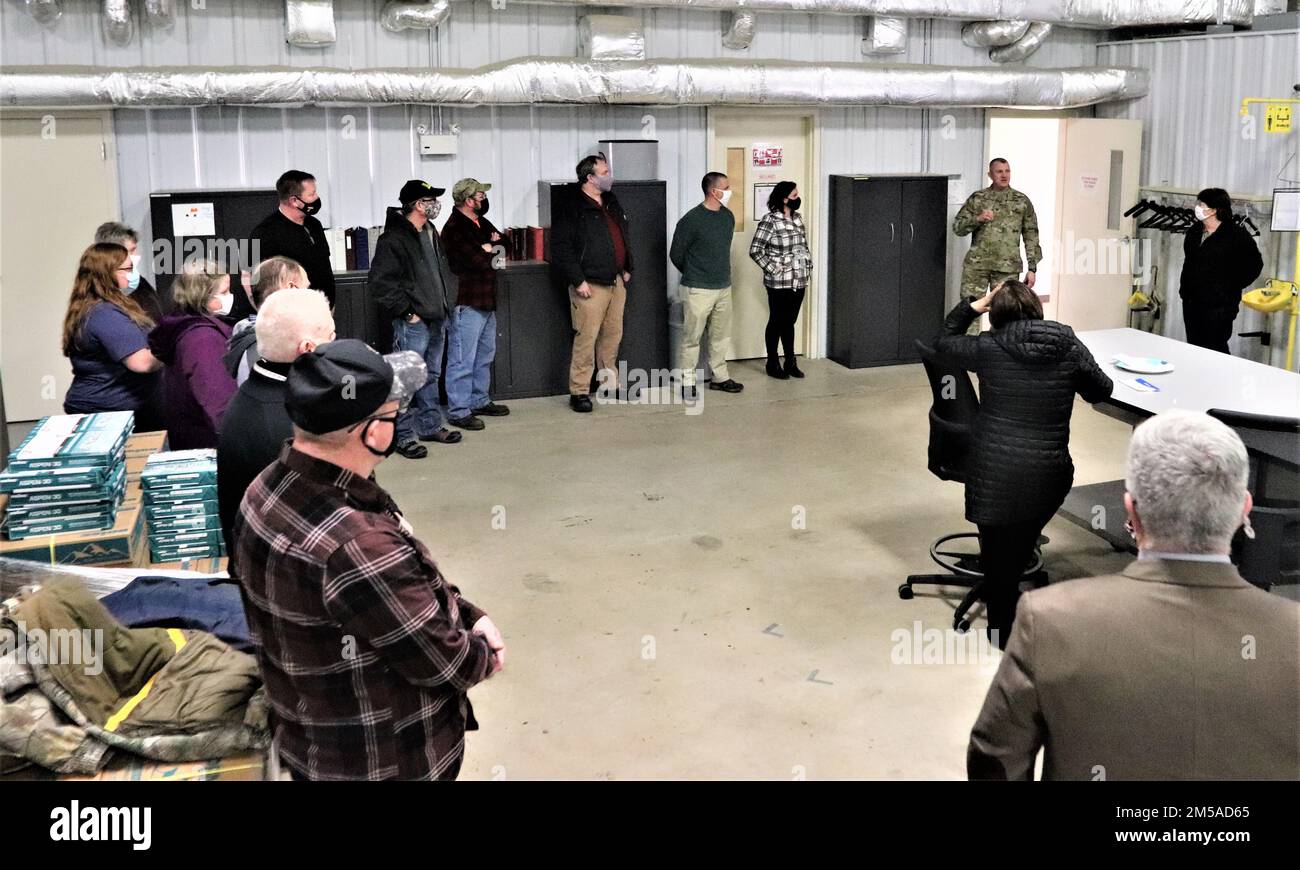 Garrison Commander Col. Michael Poss and Deputy to the Garrison ...