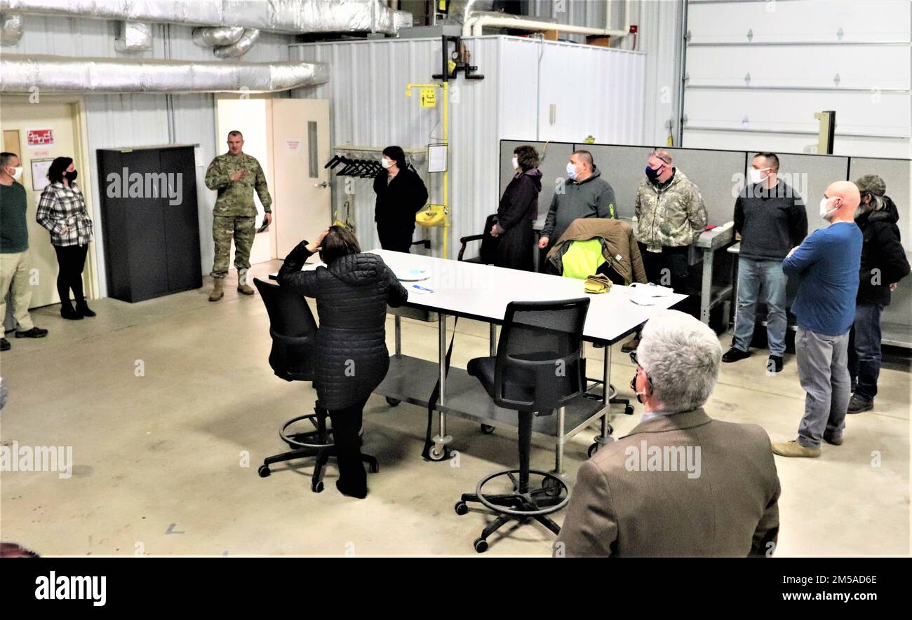 Garrison Commander Col. Michael Poss and Deputy to the Garrison ...