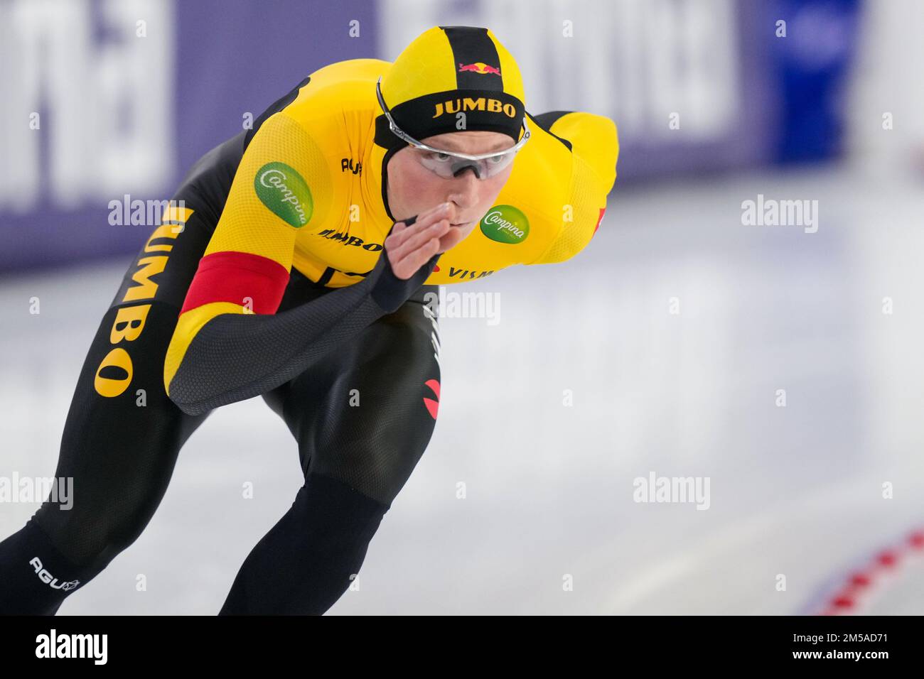 HEERENVEEN, NETHERLANDS - DECEMBER 27: Merijn Scheperkamp of Team Jumbo ...