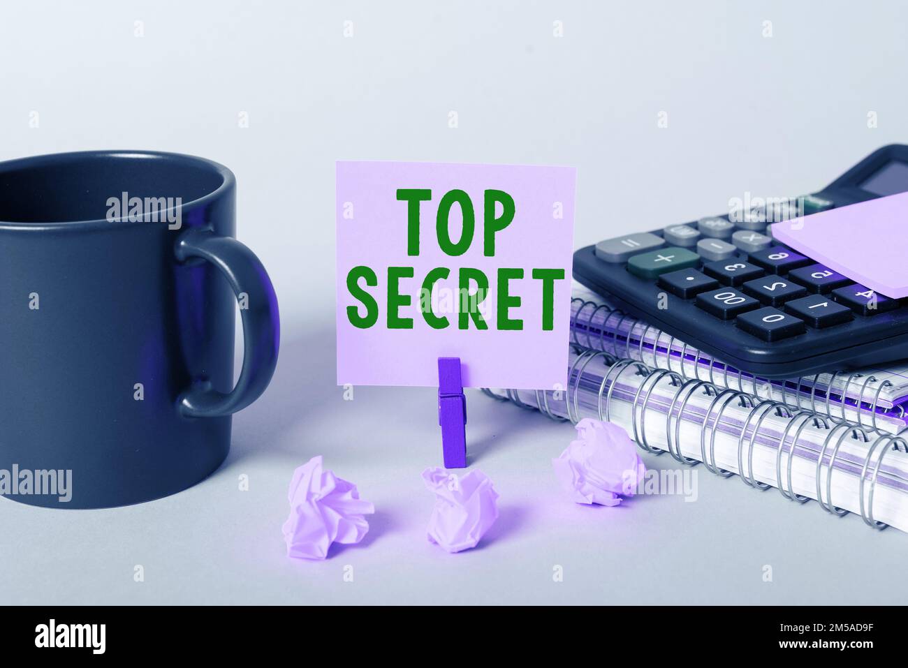 Inspiration showing sign Top Secret. Word Written on telling someone ...