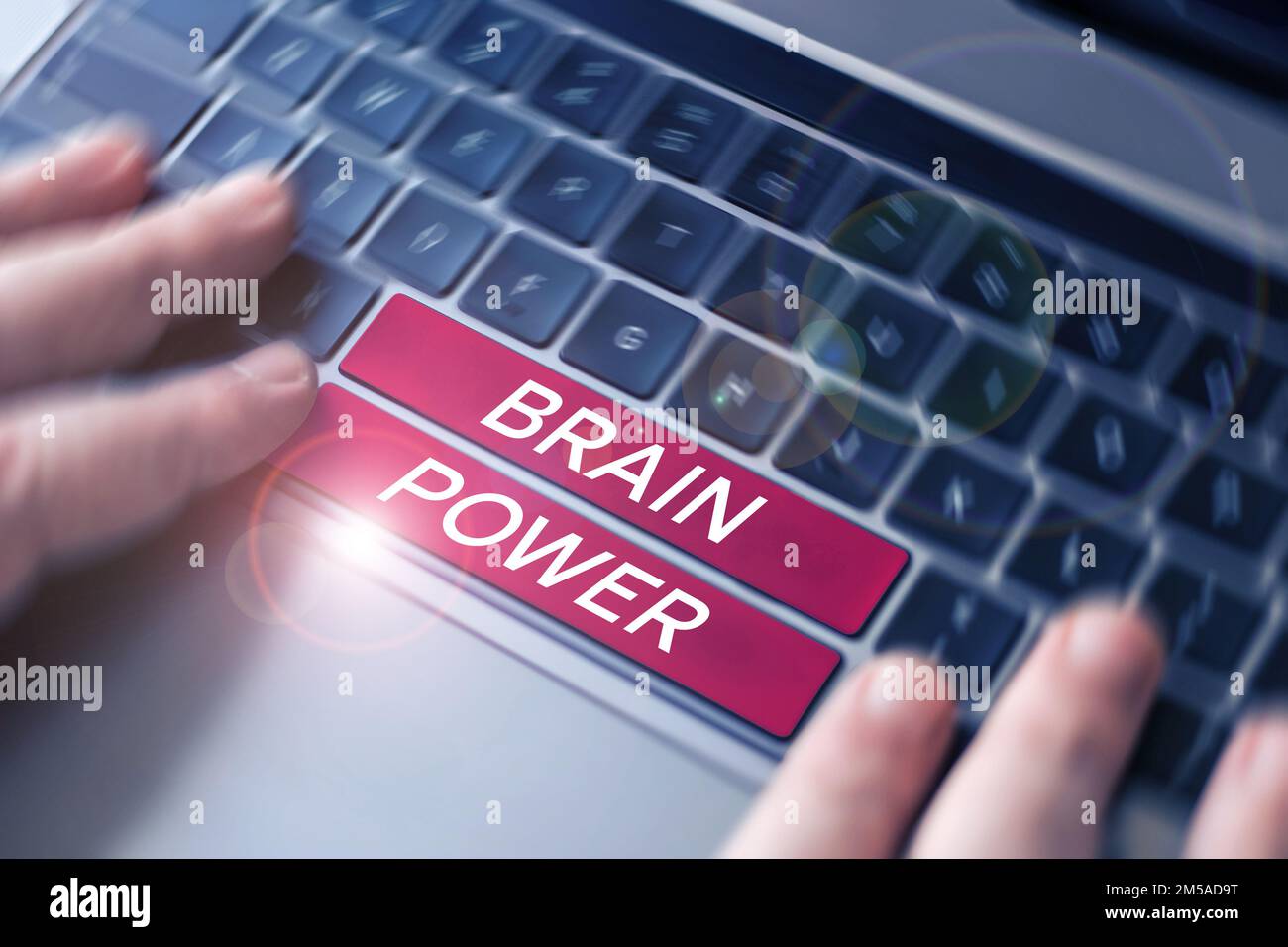 Conceptual caption Brain Power. Concept meaning Ability to comprehend ...