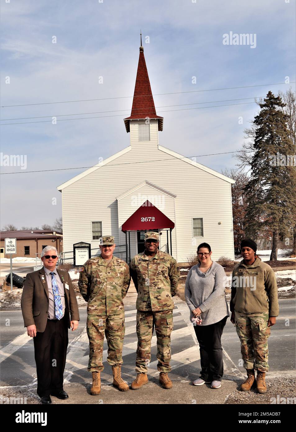Garrison Commander Col. Michael Poss and Deputy to the Garrison ...