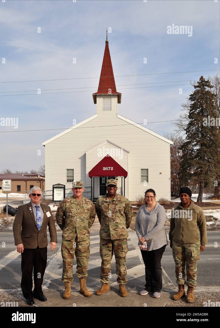 Garrison Commander Col. Michael Poss and Deputy to the Garrison ...