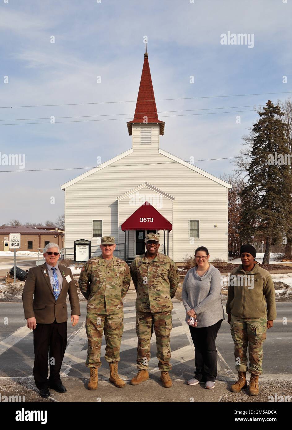 Garrison Commander Col. Michael Poss and Deputy to the Garrison ...