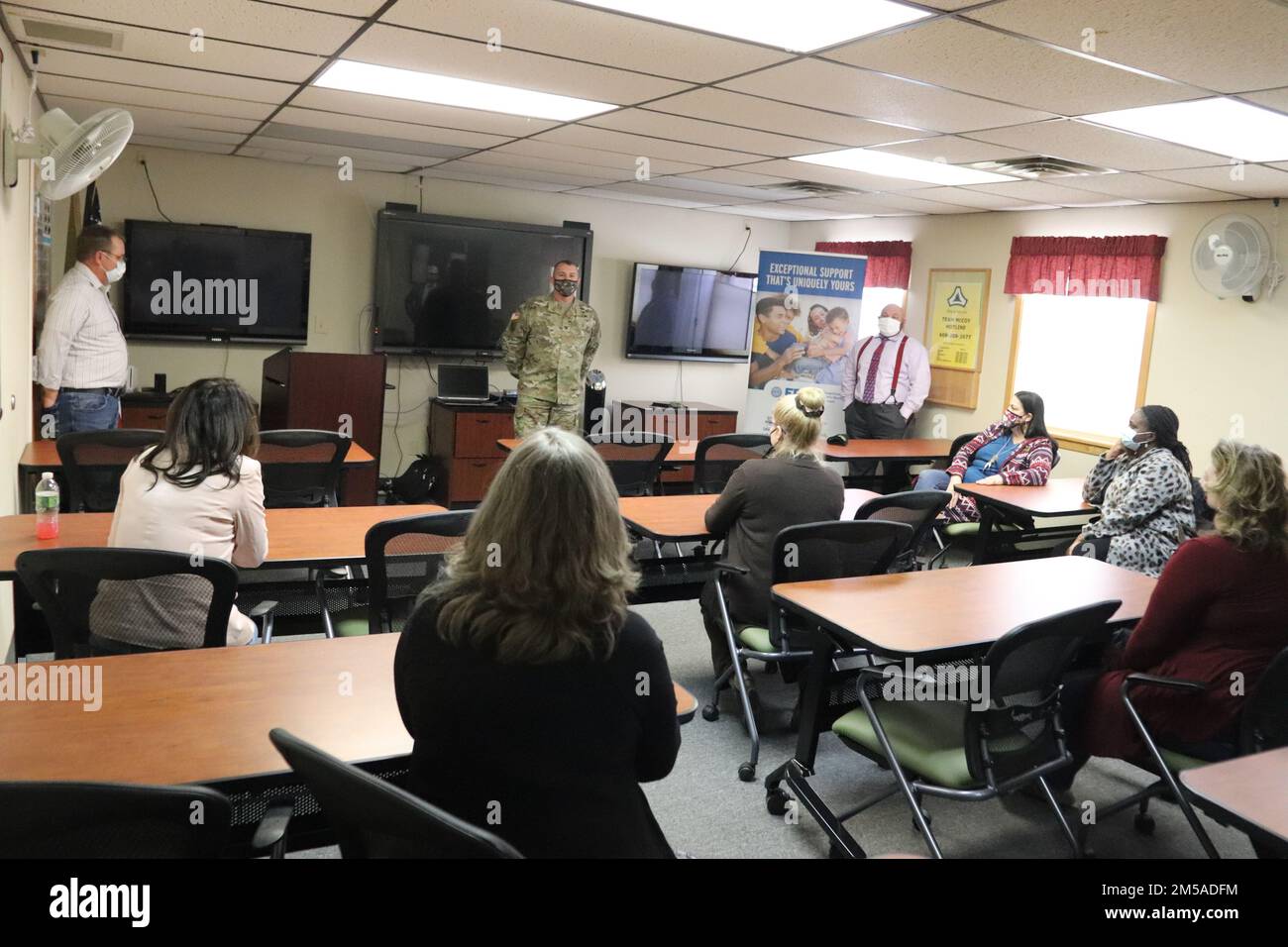 Garrison Commander Col. Michael Poss and Deputy to the Garrison ...
