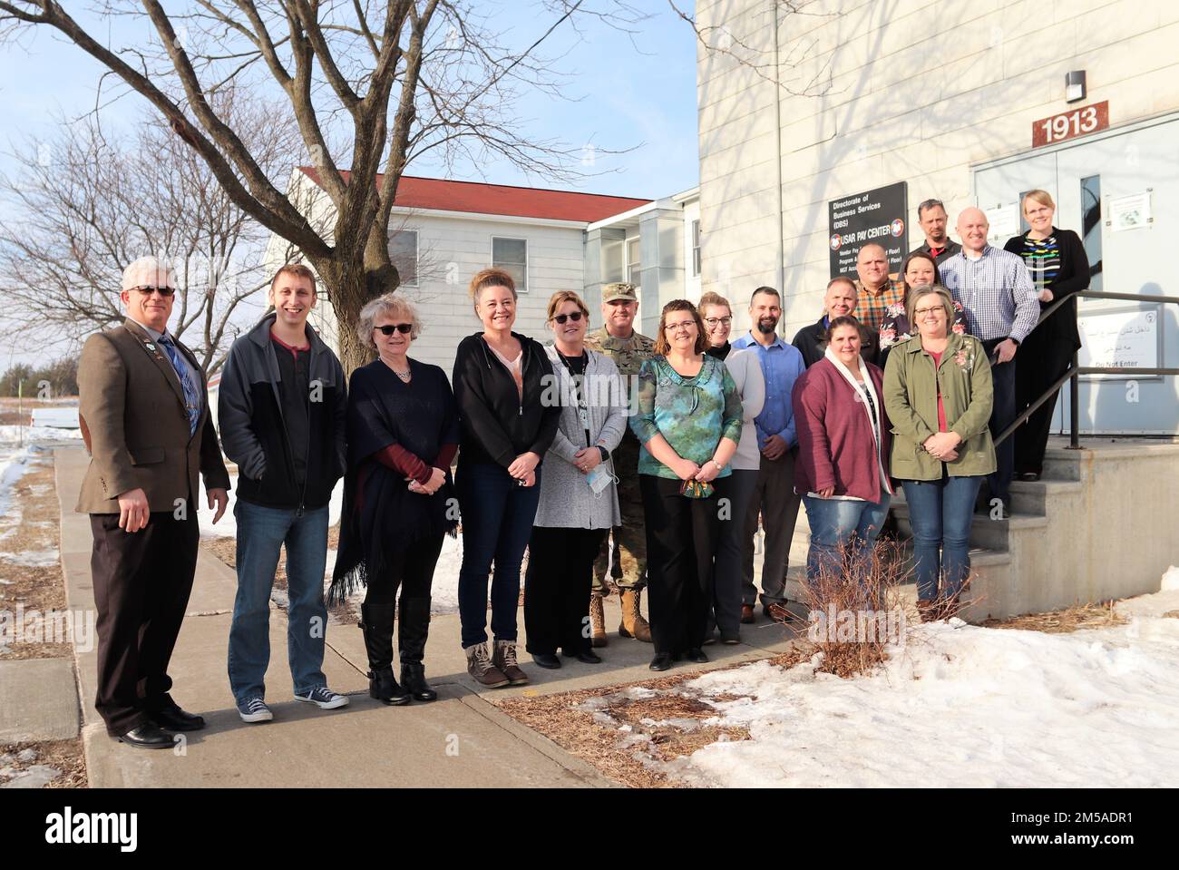 Garrison Commander Col. Michael Poss and Deputy to the Garrison ...