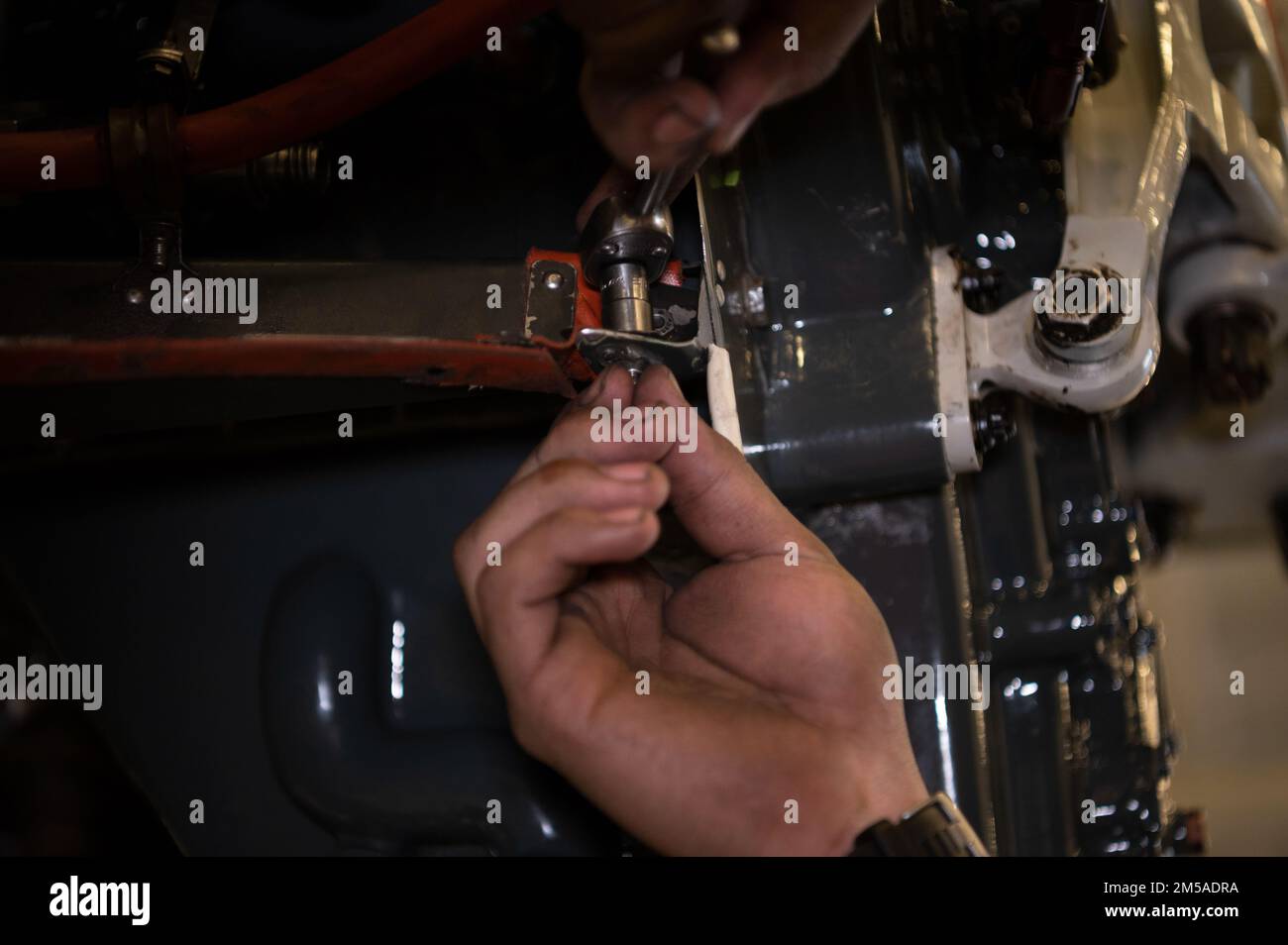Senior Airman Thomas Perez, an 801st Special Operations Aircraft ...