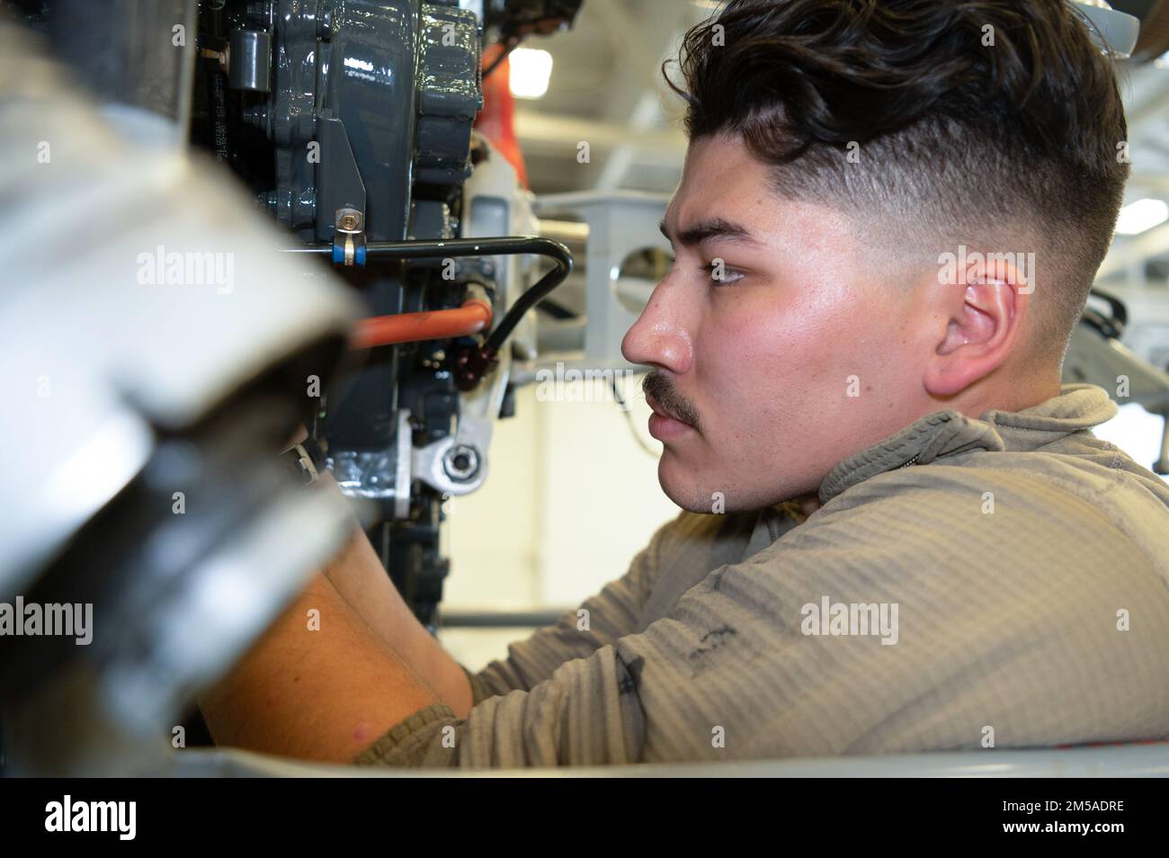 Senior Airman Thomas Perez, an 801st Special Operations Aircraft ...