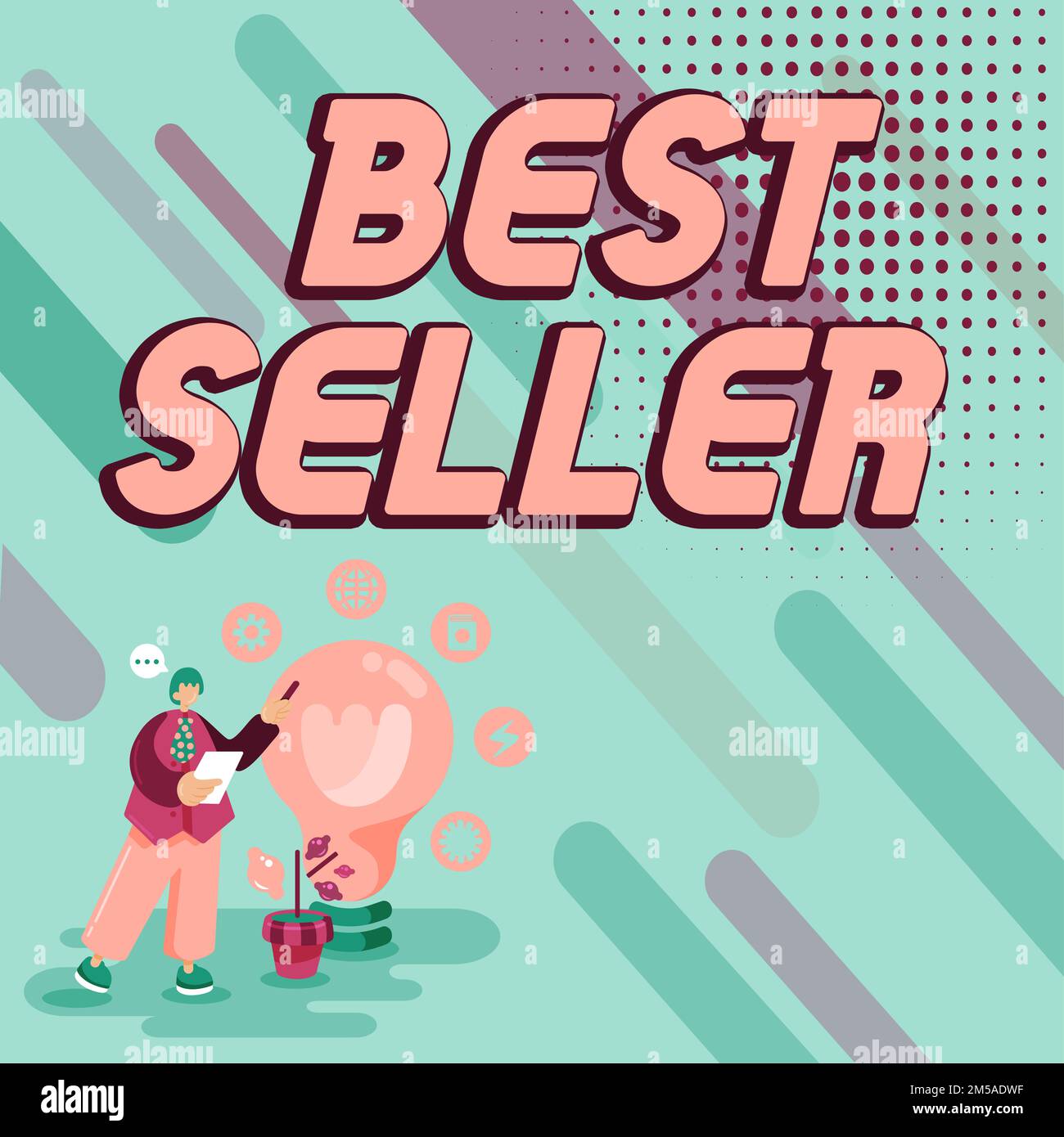 Inspiration showing sign Best Seller. Concept meaning book or other ...