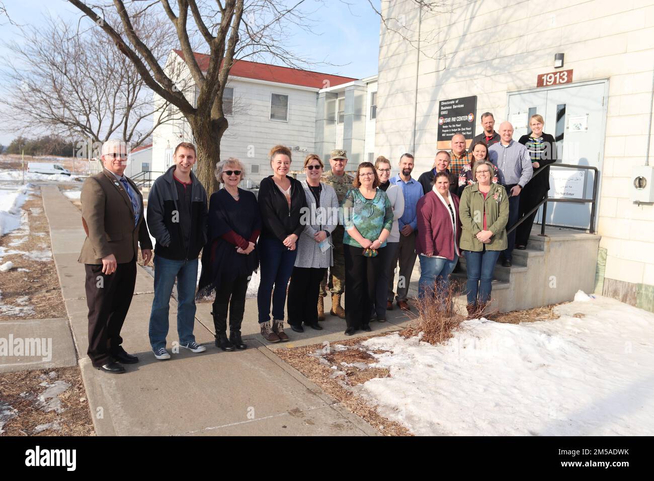 Garrison Commander Col. Michael Poss and Deputy to the Garrison ...