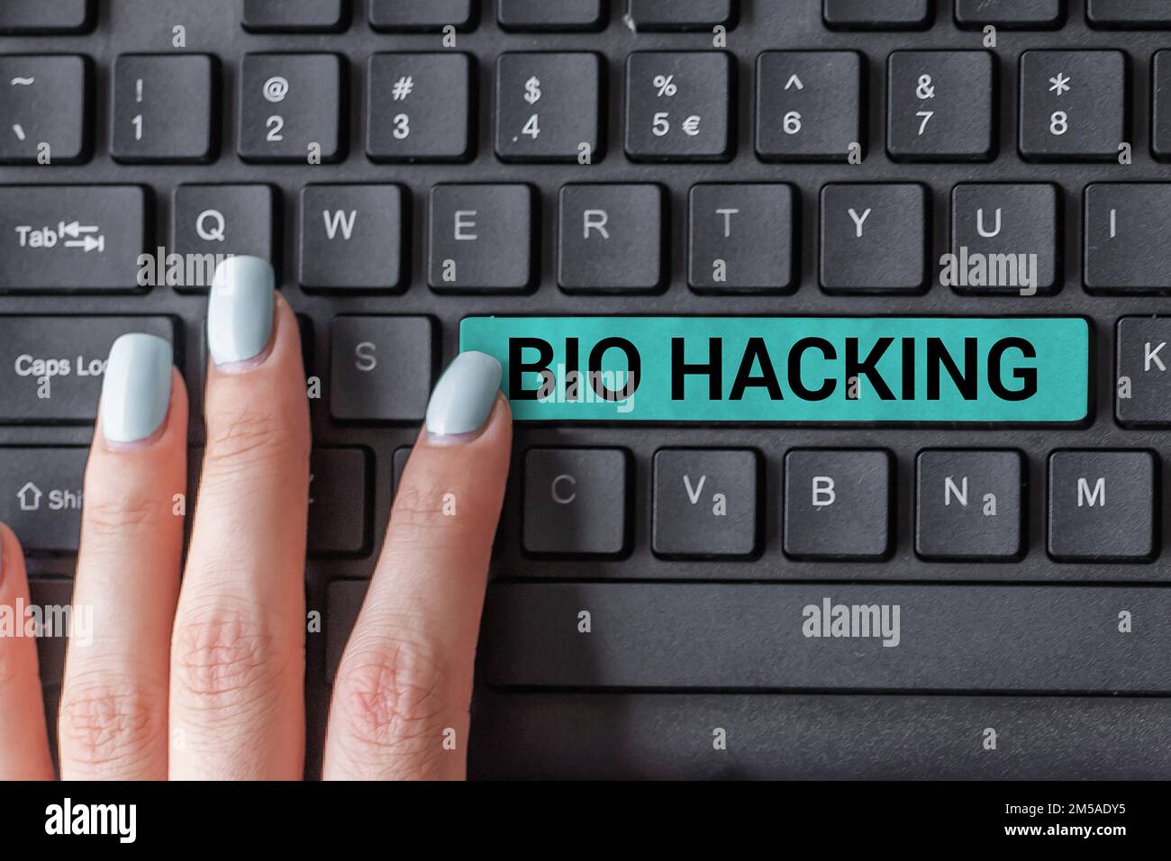 Text showing inspiration Bio Hacking. Conceptual photo exploiting ...