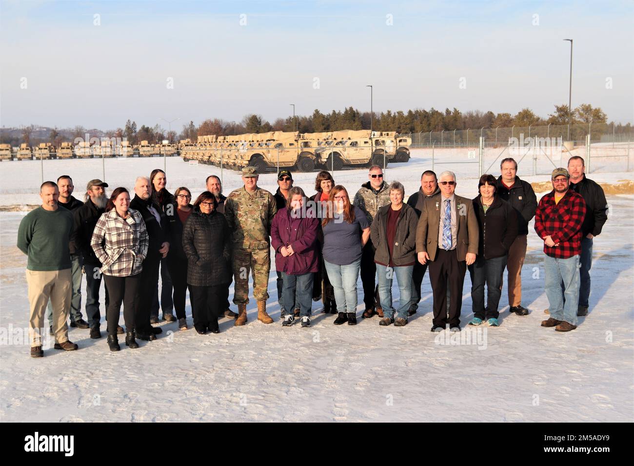 Garrison Commander Col. Michael Poss and Deputy to the Garrison ...