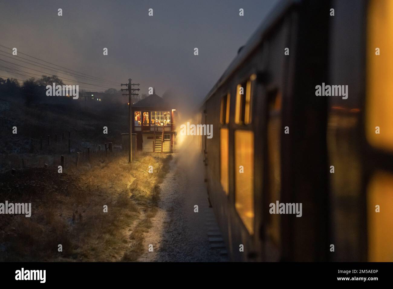 The Elf express at Keighley and Worth Valley railway Stock Photo - Alamy