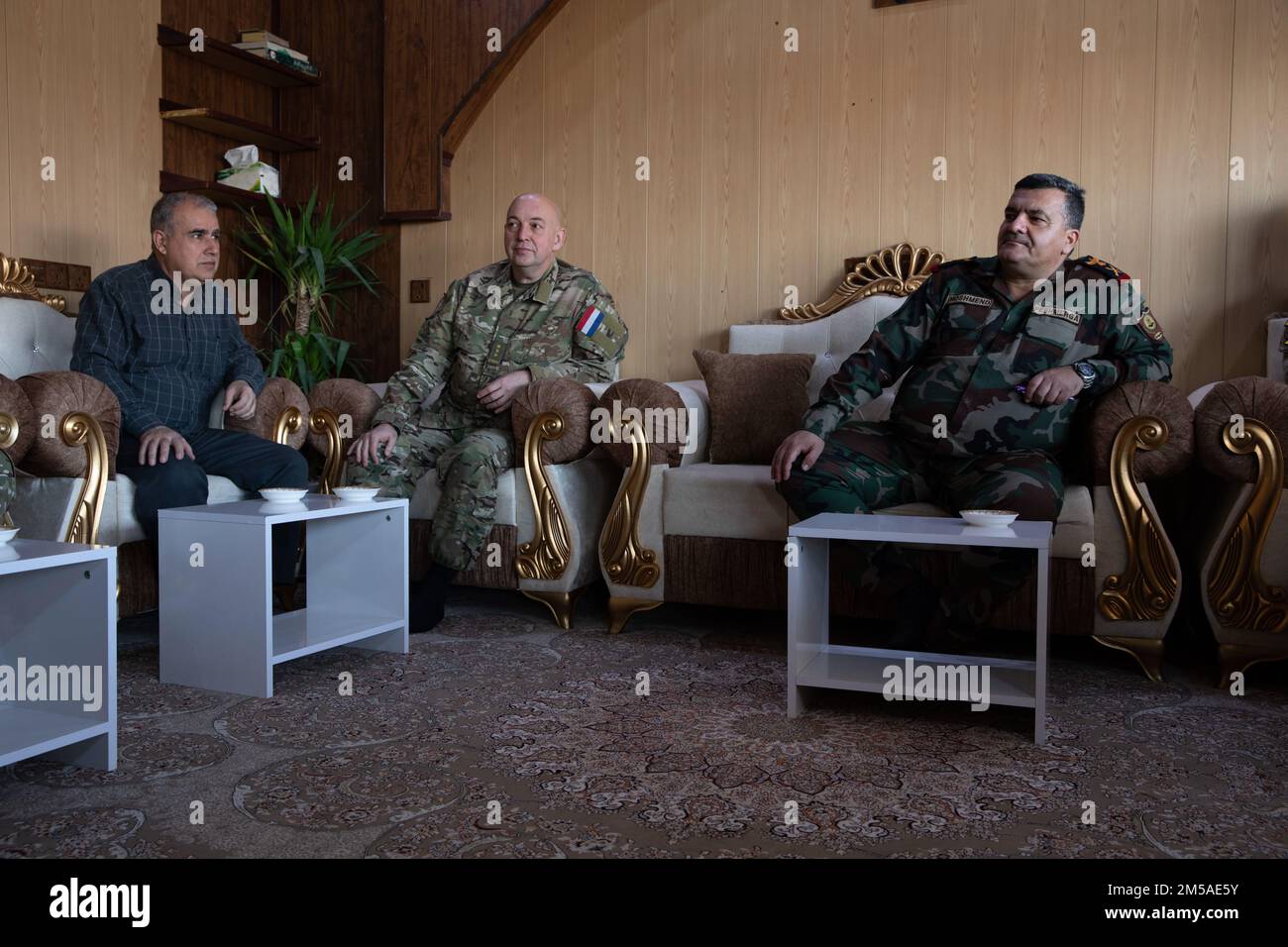 Coalition members with Military Advisor Group - North (MAG-N), Combined ...