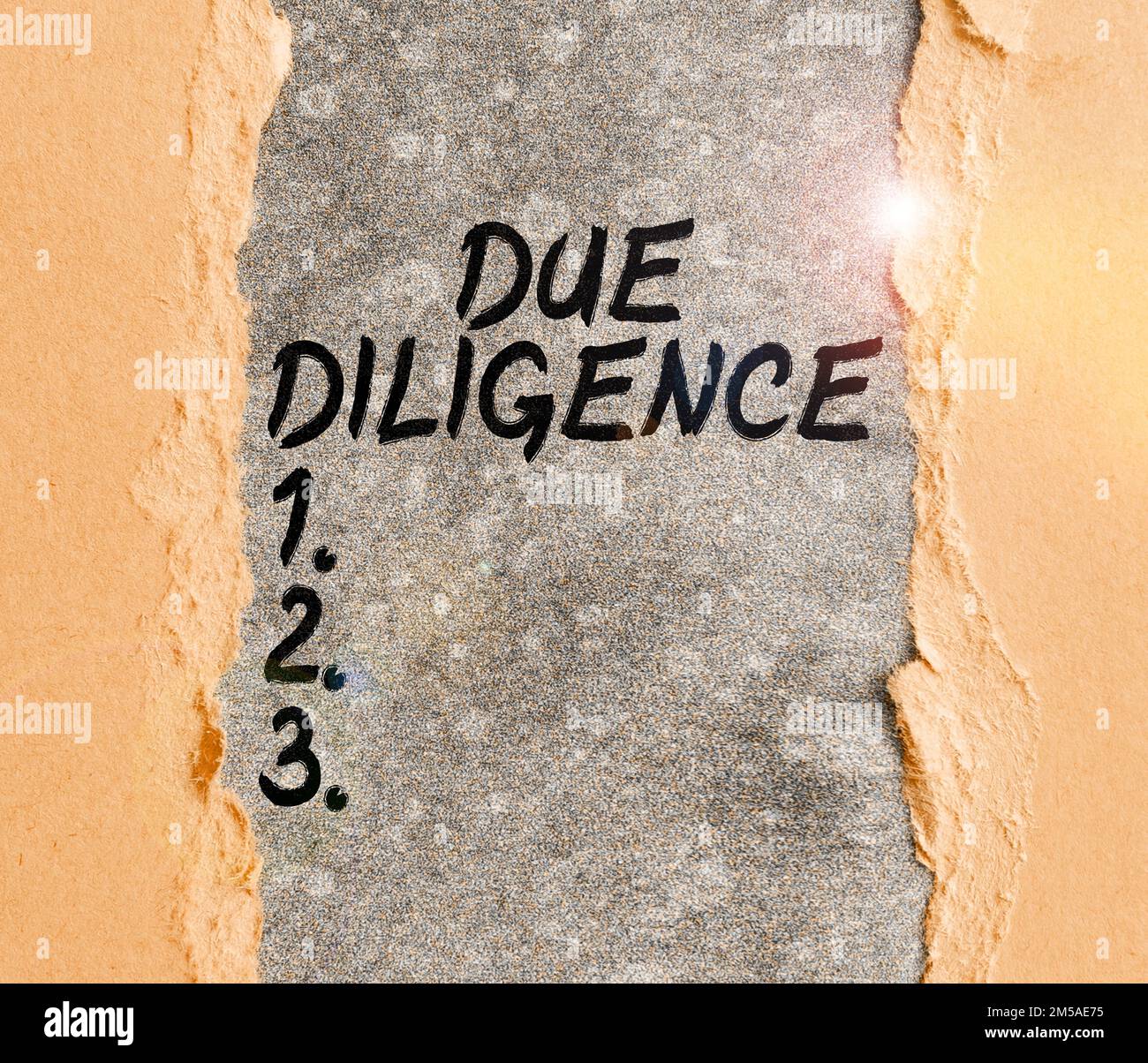 Handwriting text Due Diligence. Word for avoid harming other business ...