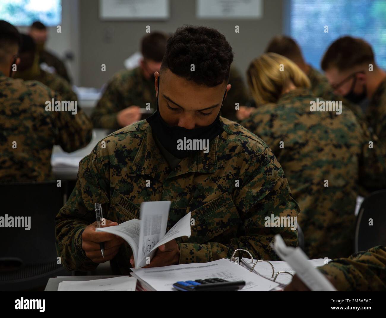 U.S. Marine Corps Lance Cpl. Noah Drinkwine, combat engineer with ...