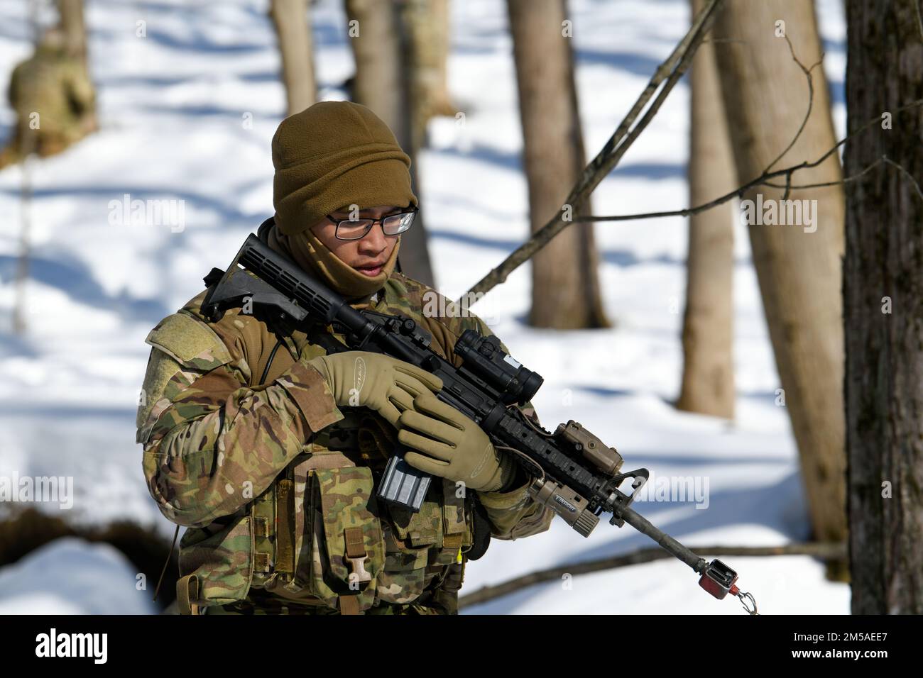 Staff Sgt. David Greenwood, a Defender assigned to the 926th Security ...