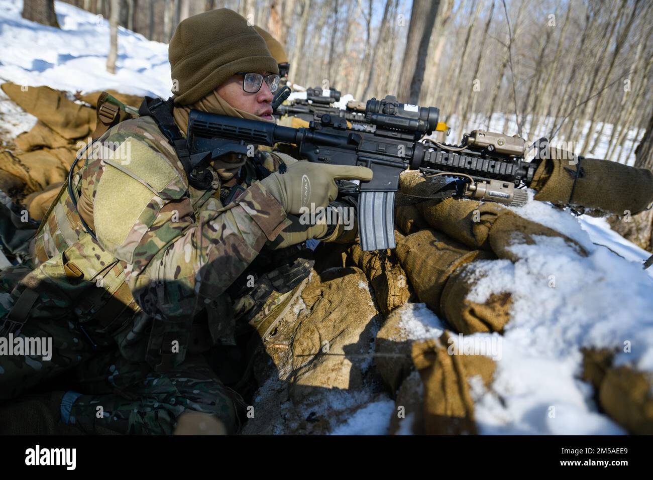 Staff Sgt. David Greenwood, a Defender assigned to the 926th Security ...