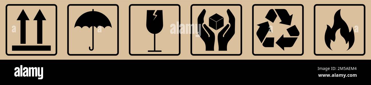 Fragile signs hi-res stock photography and images - Alamy